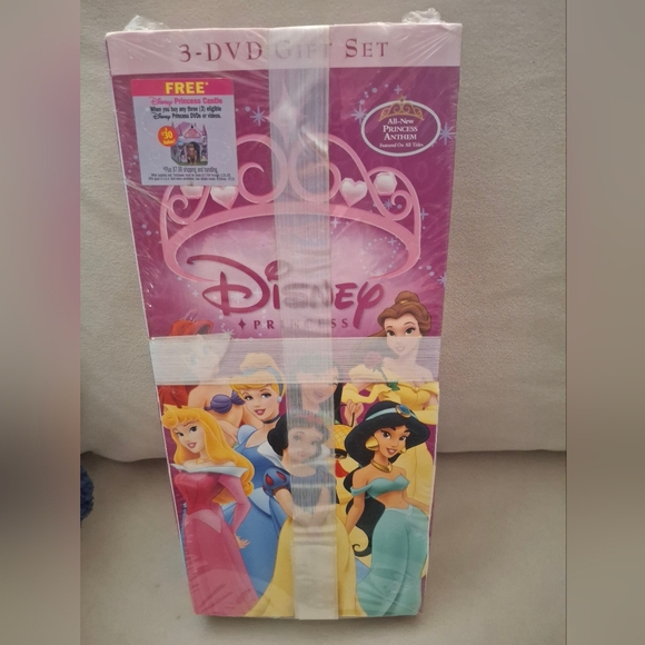 Disney | Other | Disney Princess Dvd Collection Pink And Multicolor ...